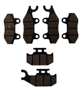 factory spec, kit-7423424460, front & rear brake pads for yamaha rhino 660, rhino 450 & 2006-2012 raptor 700