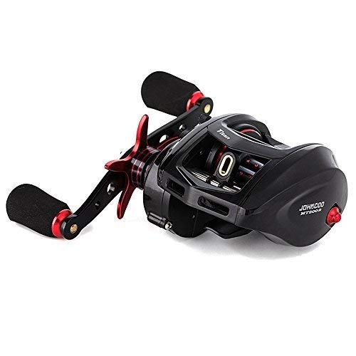 JOHNCOO Titan Baitcasting Reel Max Drag 13 Kgs Big Fish Fishing Reel for Saltwater and Freshwater Heavy Duty (Right Hand Retrieve)