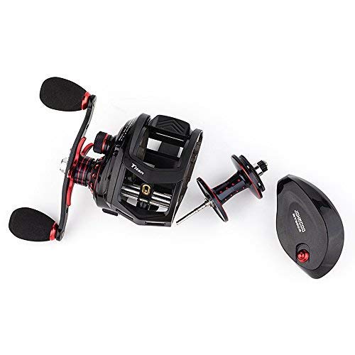 JOHNCOO Titan Baitcasting Reel Max Drag 13 Kgs Big Fish Fishing Reel for Saltwater and Freshwater Heavy Duty (Right Hand Retrieve)