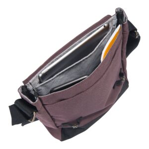 Carhartt Women's, Durable, Adjustable Crossbody Bag with Flap Over Snap Closure, Wine