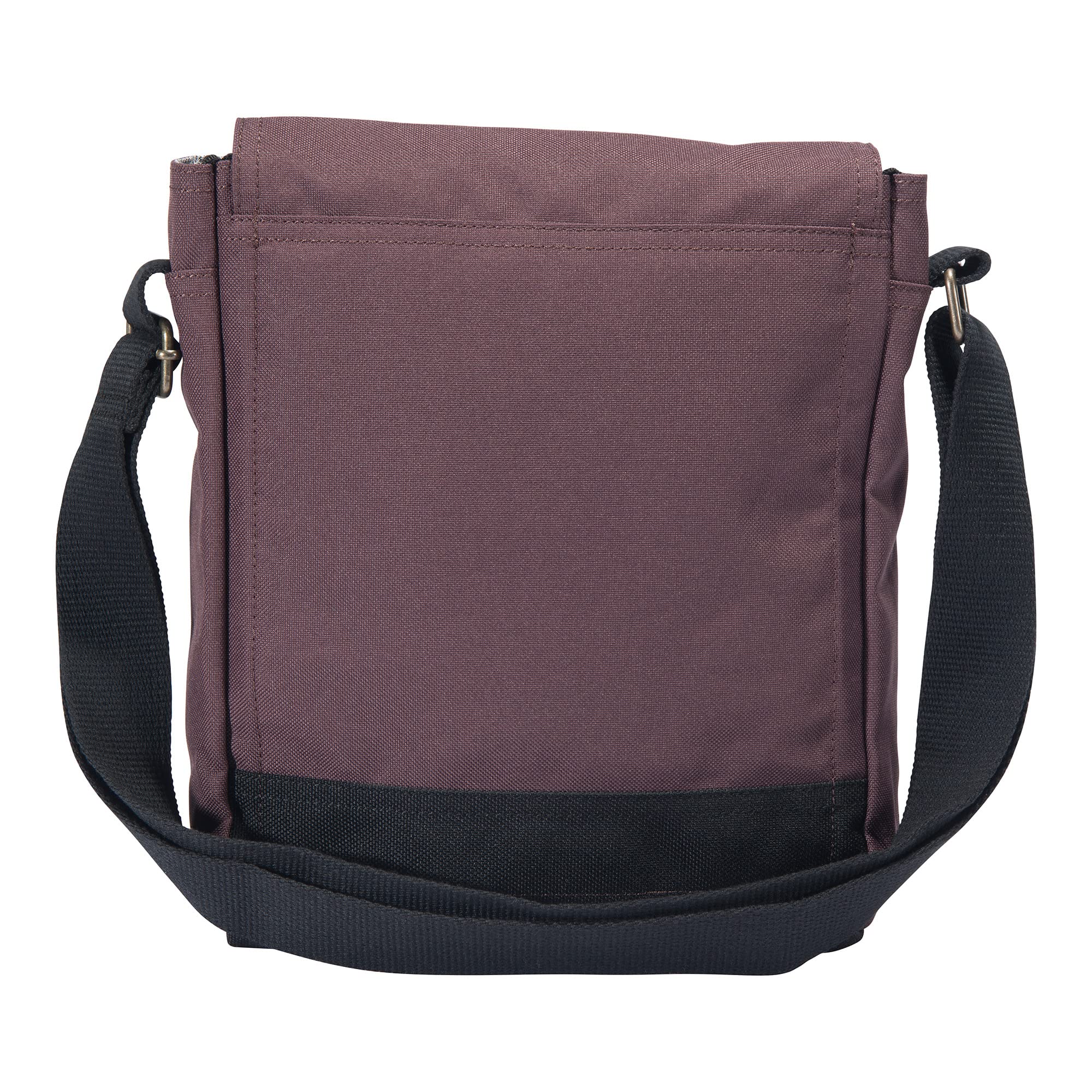 Carhartt Women's, Durable, Adjustable Crossbody Bag with Flap Over Snap Closure, Wine