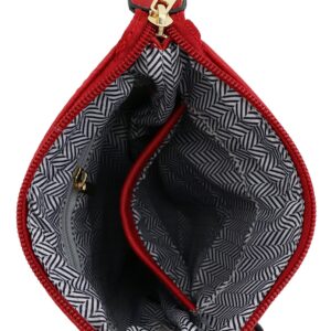 Functional Multi Pocket Crossbody Bag (Red)