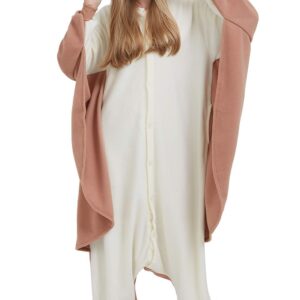 DarkCom Women Men Cosplay Flying Squirrel Onesie Halloween Costume Christmas Pajamas Animal Homewear Sleepwear Large