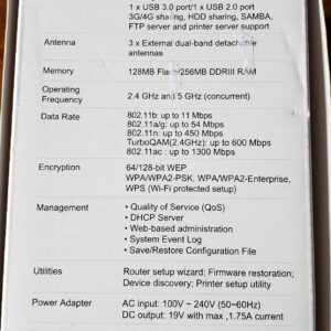 T-Mobile (AC-1900) By ASUS Wireless-AC1900 Dual-Band Gigabit Router, AiProtection with Trend Micro for Complete Network Security (Renewed)