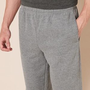 Amazon Essentials Men's Fleece Sweatpant (Available in Big & Tall), Light Grey Heather, X-Large