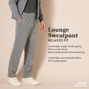 Amazon Essentials Men's Fleece Sweatpant (Available in Big & Tall), Light Grey Heather, X-Large