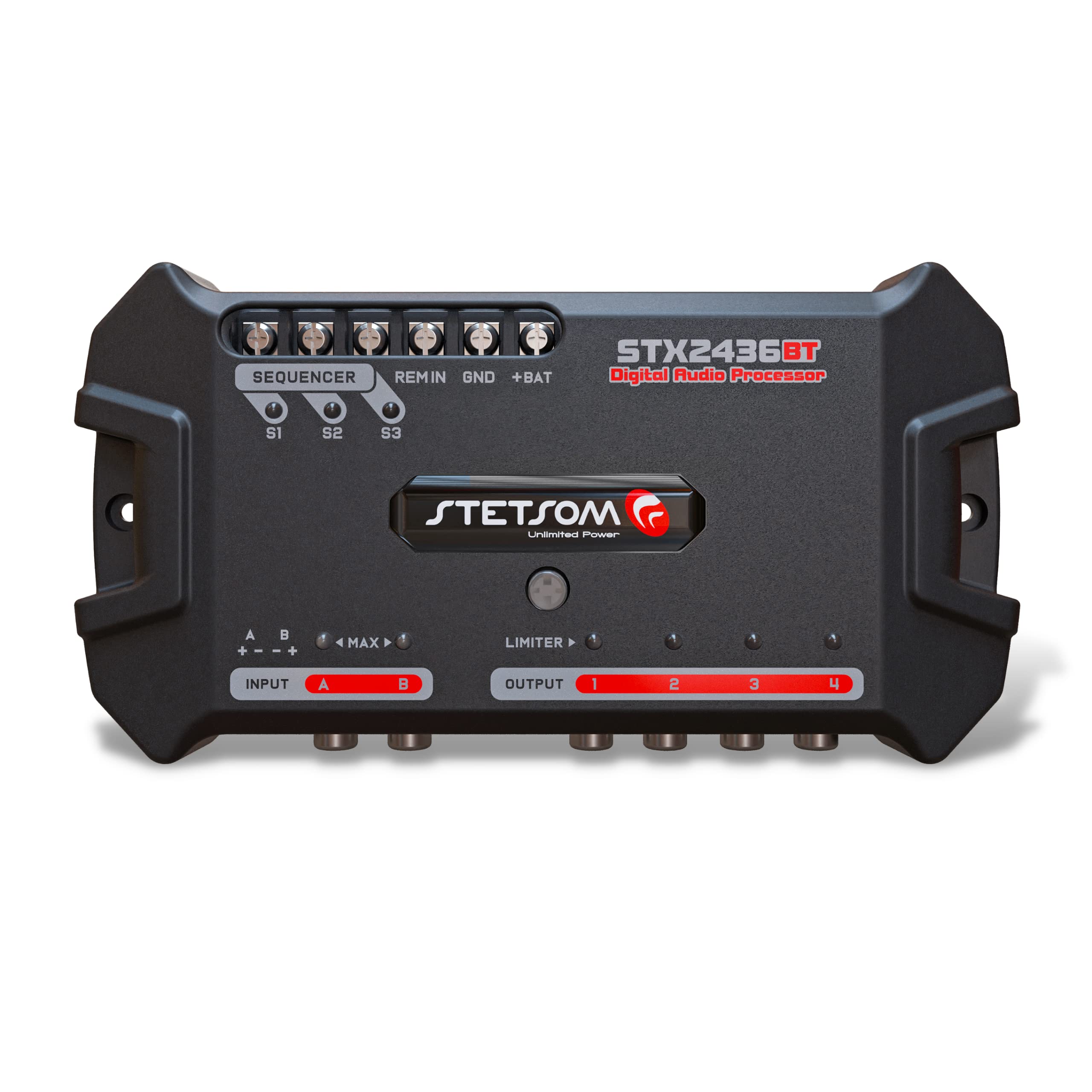 Stetsom STX 2436 Bluetooth DSP - Digital Signal Processor, DSP, Equalizer, Exclusive APP, Band Graphic, High Precision Crossover, Filters, Voltmeter, Limiter, Digital Audio Processor