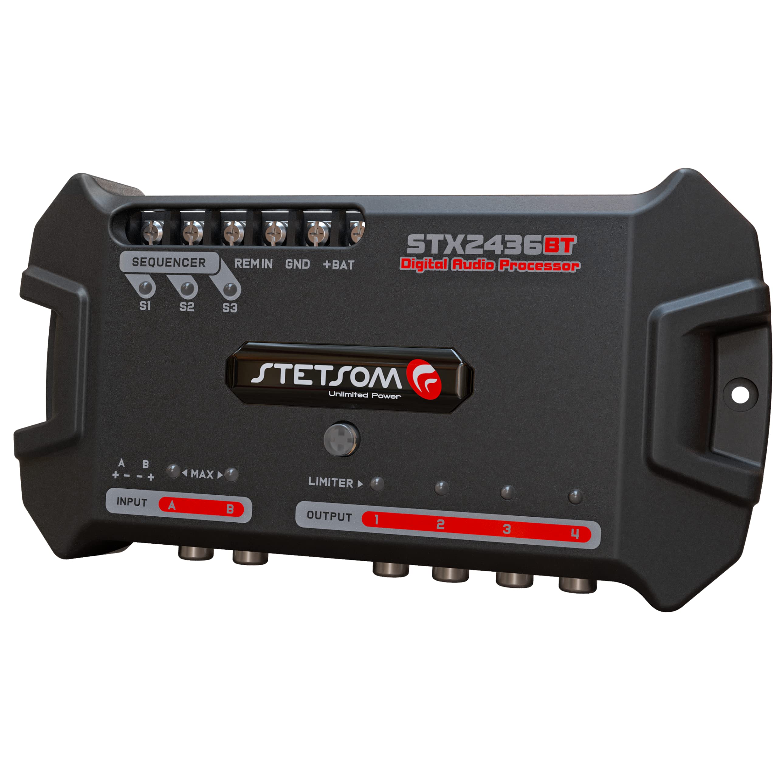 Stetsom STX 2436 Bluetooth DSP - Digital Signal Processor, DSP, Equalizer, Exclusive APP, Band Graphic, High Precision Crossover, Filters, Voltmeter, Limiter, Digital Audio Processor