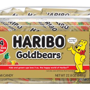 HARIBO Gold Bears, 22.8 Oz, Tub Of 54 Packs