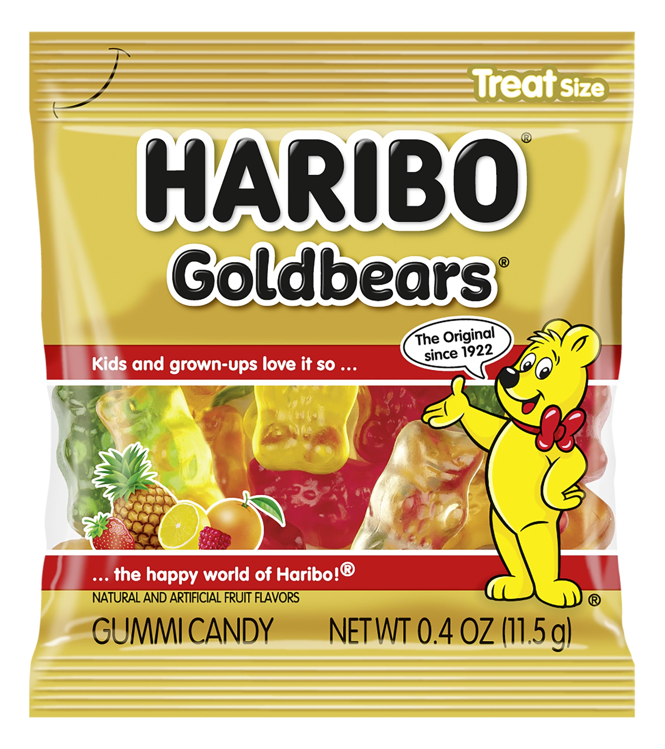 HARIBO Gold Bears, 22.8 Oz, Tub Of 54 Packs