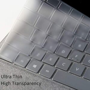 Premium Ultra Thin Keyboard Cover for Microsoft Surface Laptop 2 2018, Surface Laptop 2017, Surface Book 3/2/1 13.5 and 15 inch, Surface Laptop Accessories(NOT Fit for Surface Laptop 3), US Layout