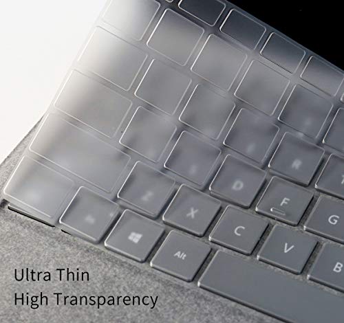 Premium Ultra Thin Keyboard Cover for Microsoft Surface Laptop 2 2018, Surface Laptop 2017, Surface Book 3/2/1 13.5 and 15 inch, Surface Laptop Accessories(NOT Fit for Surface Laptop 3), US Layout