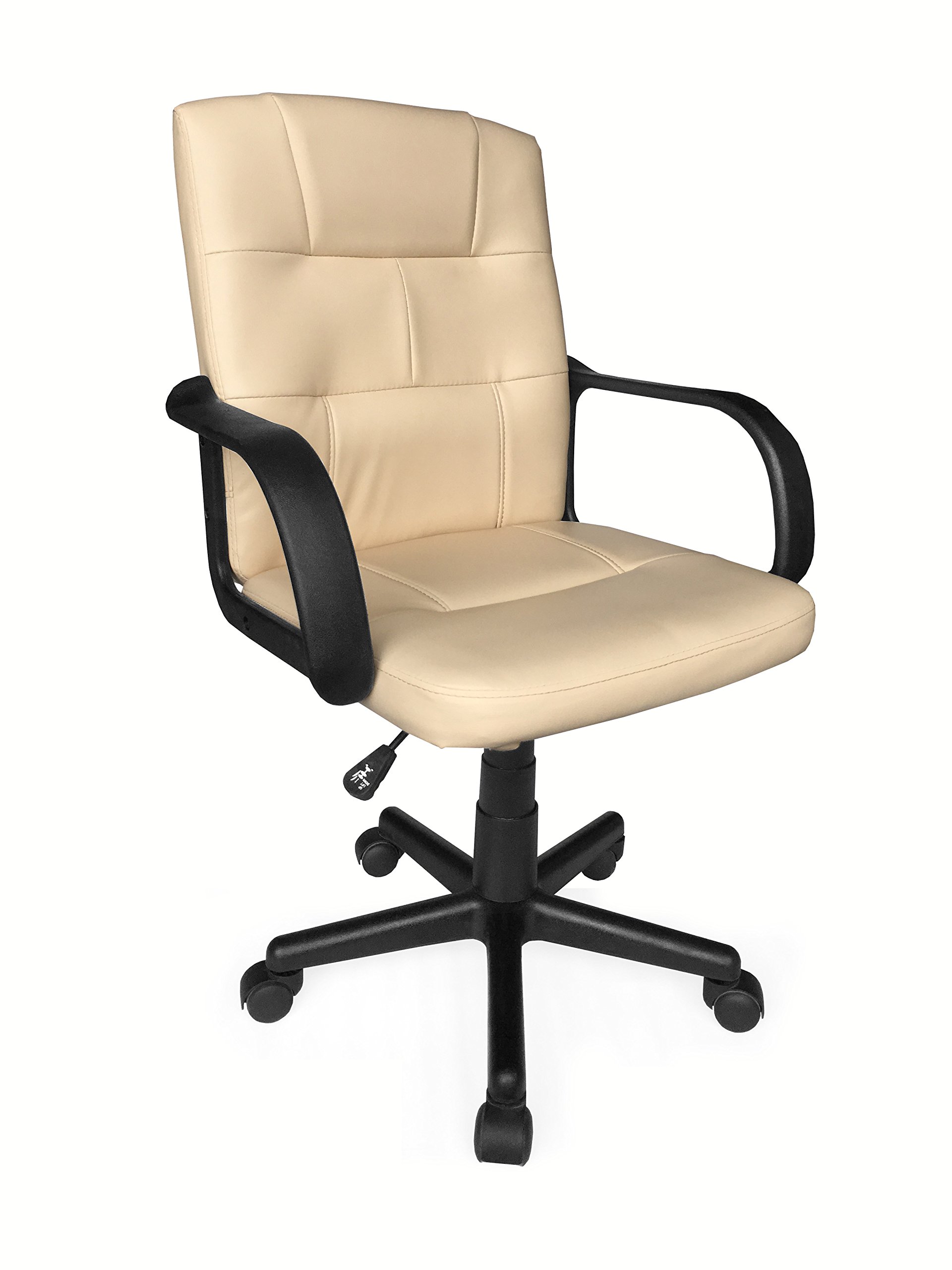 Urban Lifestyle Tufted Office Chair, Ivory