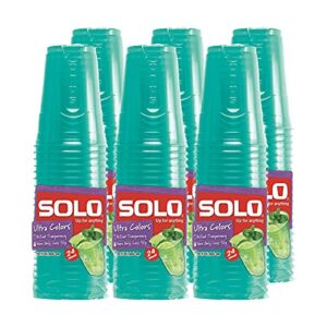 solo cup company ultra color cups, 16 ounce, 144 count