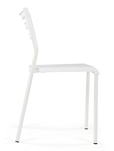 Lucky Theory Humble Crew Lightweight Desk Chair, Plastic, White White 19D x 16W x 30H in