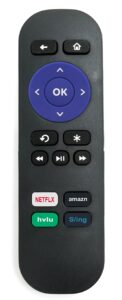 vinabty new replacement remote fit for roku 1 2 3 4 premiere 4620xb 4620r 3900xb 3050r 3700xb 2000c 2710r 4210xb 3900r 2500r lt 2700r 2450xb 3710rw with 4 shourtcuts keys, for set top box