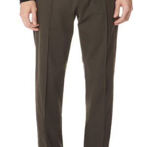 Vince Men's Wool Blend Track Trouser, Fatigue, XS