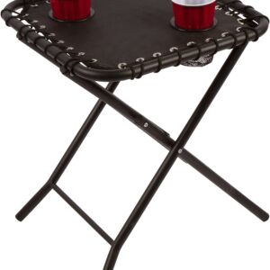 Trademark Innovations Portable Side Table, 17.5", Black