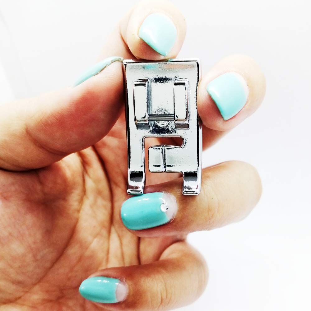 DREAMSTITCH SA192 F067 7mm Double Piping Presser Foot for All Low Shank and High Shank (Use Master Shank) Singer,Brother,Babylock,Janome,White,Juki,Janome,New Home,Simplicity,Elna Sewing Machine