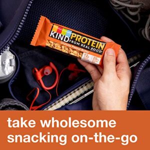 KIND Protein Bars, Crunchy Peanut Butter, Healthy Snacks, Gluten Free, 12g Protein, 12 Count