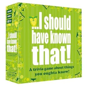 I should have known that! - A Trivia Game About Things You Oughta Know