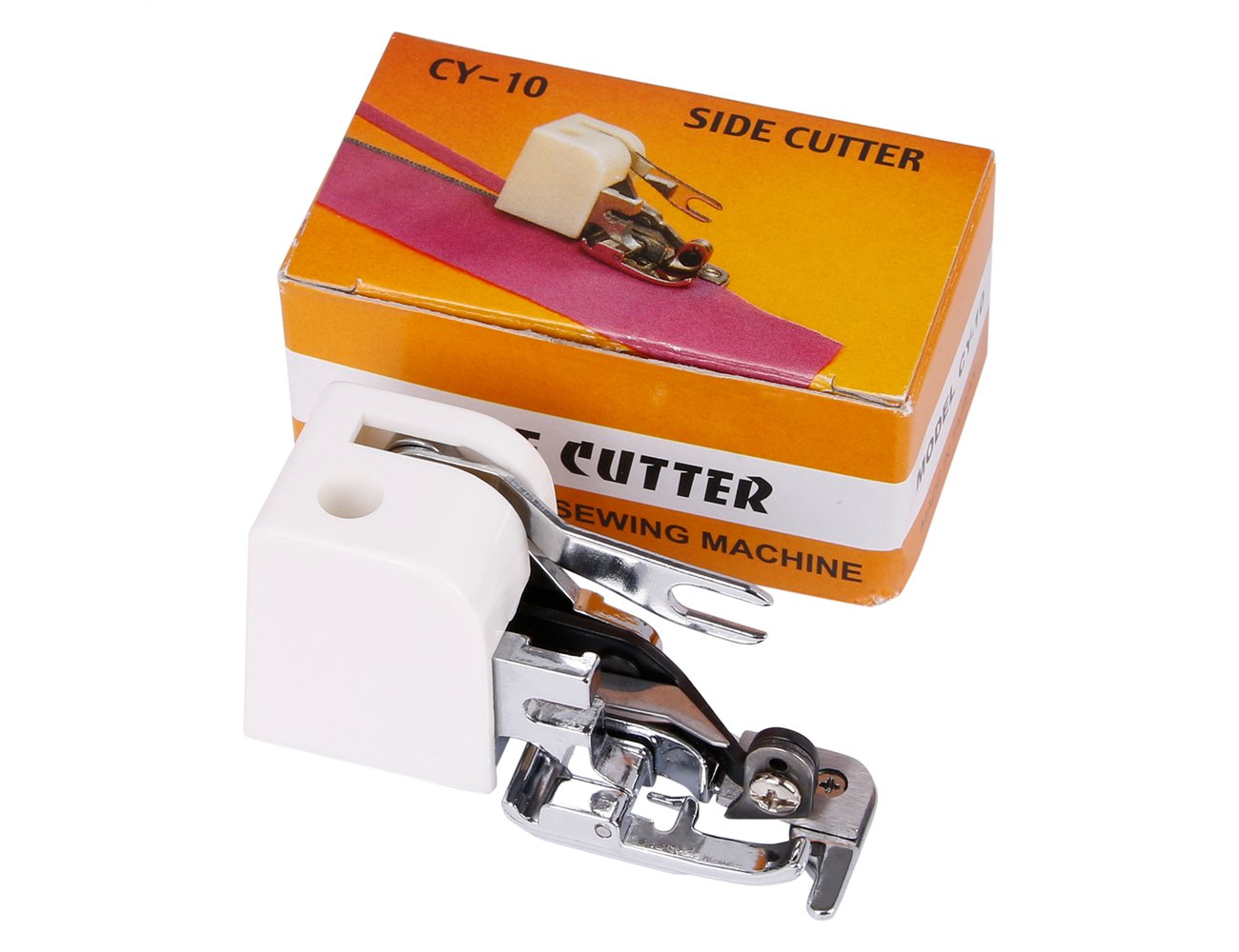 Side Cutter Overlock Presser Foot, Zig Zag Sewing Machine Feet Attachment for Brother Singer Babylock Janome Kenmore