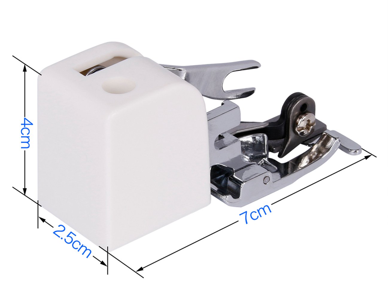 Side Cutter Overlock Presser Foot, Zig Zag Sewing Machine Feet Attachment for Brother Singer Babylock Janome Kenmore