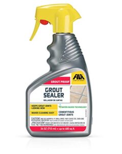 fila grout sealer spray filagrout proof 24 oz, grout sealer for tile and stone, eco-friendly