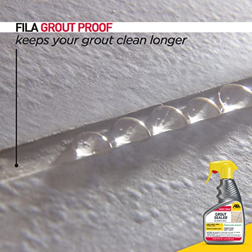 FILA Grout Sealer Spray Filagrout Proof 24 OZ, Grout Sealer for Tile and Stone, Eco-friendly