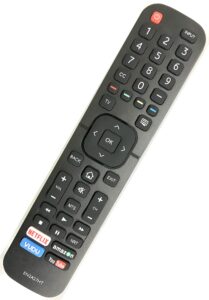 universal for hisense-smart-tv-remote, en2a27ht remote compatible with all hisense 4k led hd uhd smart tvsl with netflix, youtube, vudu buttons