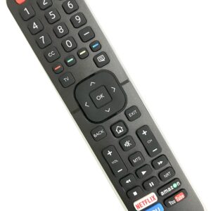 Universal for Hisense-Smart-TV-Remote, EN2A27HT Remote Compatible with All Hisense 4K LED HD UHD Smart TVsl with Netflix, YouTube, VUDU Buttons