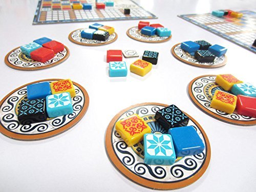 Azul-Board Game Strategy-Board Mosaic-Tile Placement Family-Board for Adults and Kids Ages 8 up 2 to 4 Players