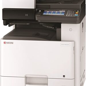 Kyocera 1102P32US0 Model ECOSYS M8130cidn Color A3 MFP Multi-Function Laser Printer (Print/Scan/Copy/Fax), 30 ppm Color, Resolution 600 x 600 dpi Up To Fine 1200 x 1200 dpi, Duplex, HyPAS Capable