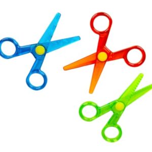 Crayola My First Safety Scissors, Toddler Art Supplies, 3ct