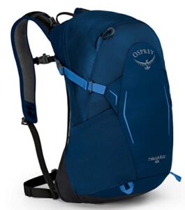 osprey hikelite 18l unisex hiking backpack, blue bacca