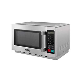 Midea Equipment 1034N1A Countertop Commercial Microwave Oven with Touch Control, 1000W, Stainless Steel, 1.2 CuFt