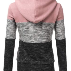 DOUBLJU Lightweight Thin Zip-Up Casual Hoodie Jackets for Womens with Plus Size