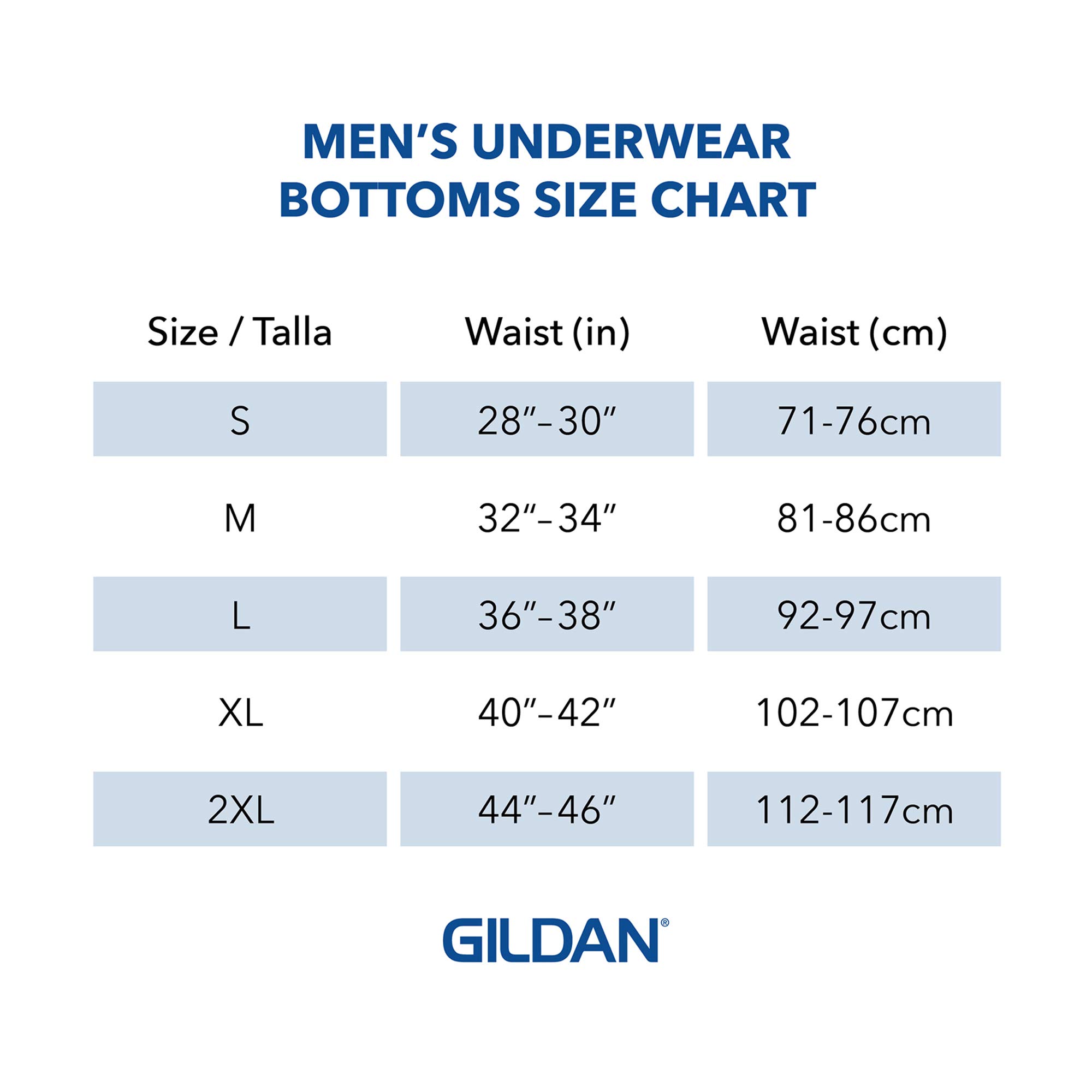 Gildan Men's Multipack Underwear, Assorted Navy (5-pack), X-Large