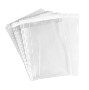 100pcs 8x10inch 2.0 mil clear resealable cello / 8x10 cellophane bags good for bakery, candle, soap, cookie