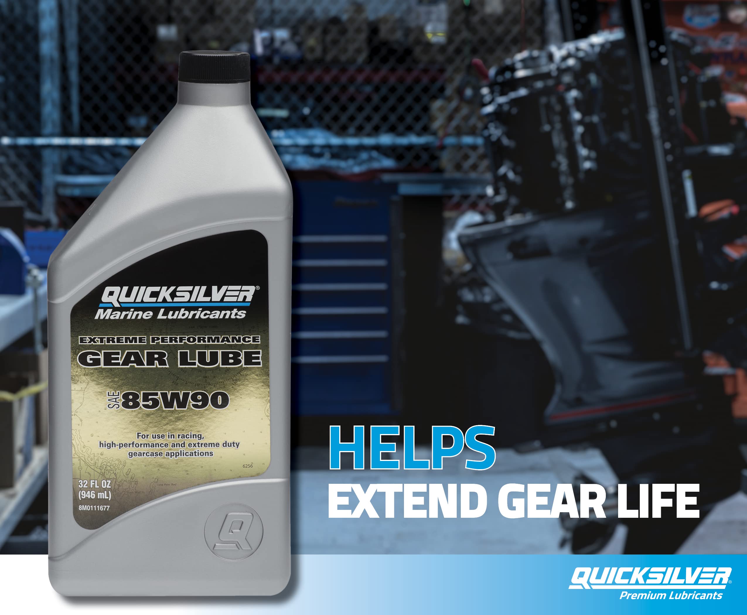 Quicksilver 85W-90 Extreme Performance Gear Lube - 1 Qt.