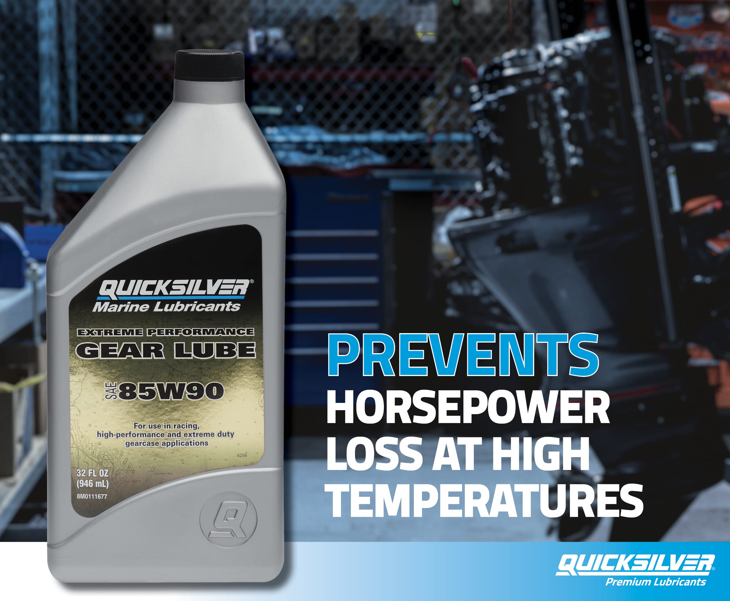 Quicksilver 85W-90 Extreme Performance Gear Lube - 1 Qt.