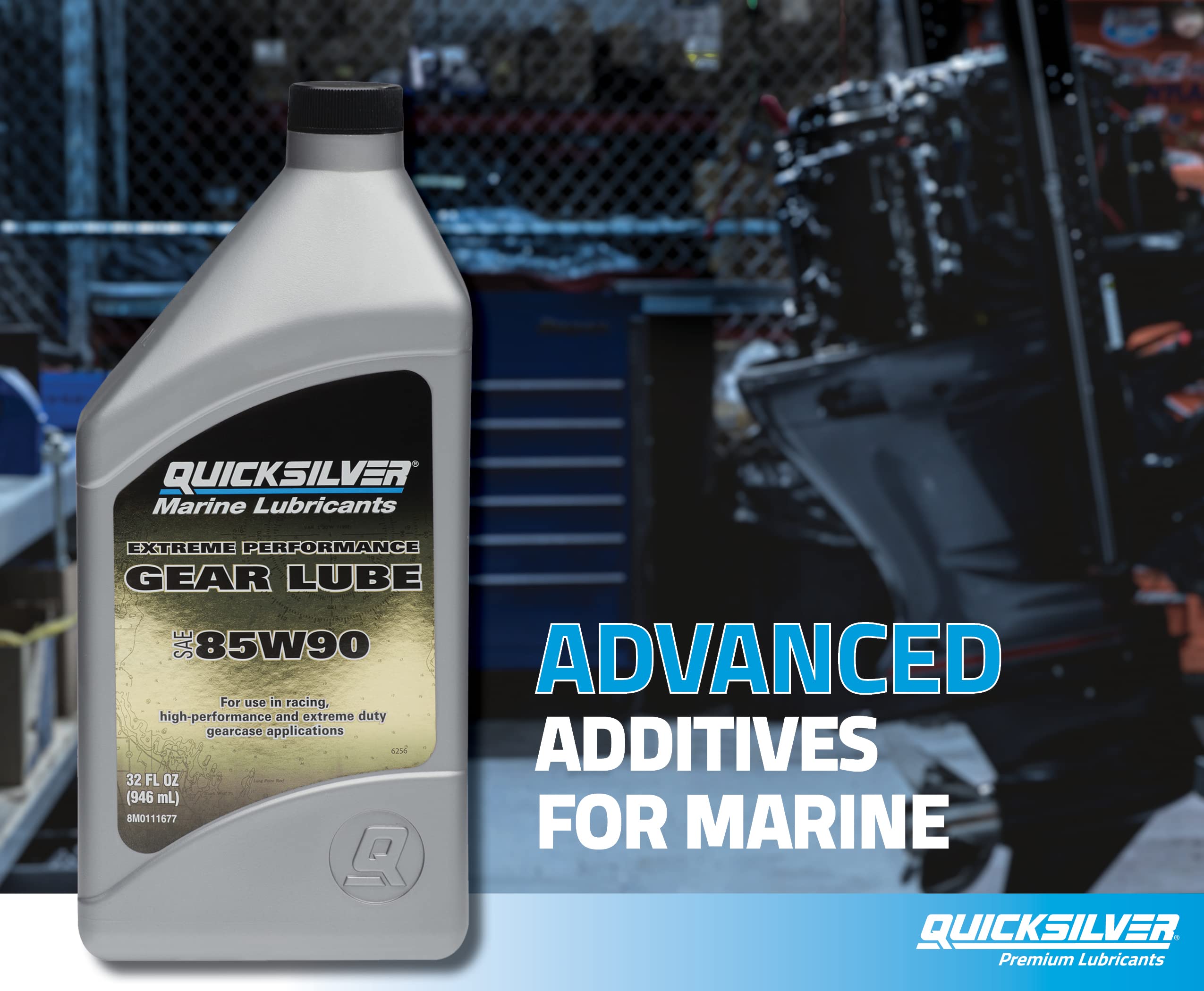 Quicksilver 85W-90 Extreme Performance Gear Lube - 1 Qt.