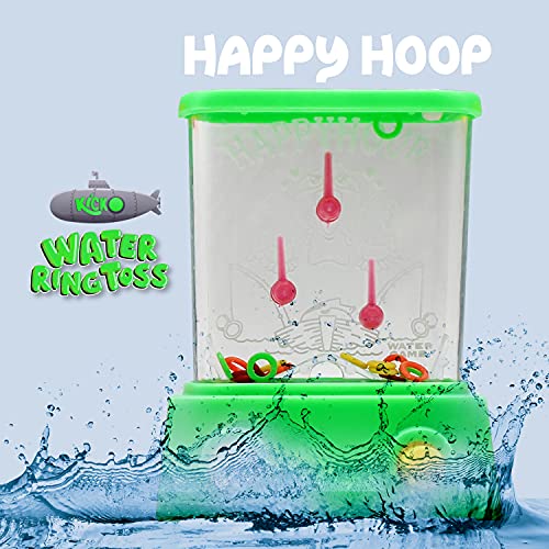 Kicko Water Game - Variety Pack - Red, Orange, Green - 3 Pack - Assorted Handheld Water Games for Kids of All Ages Kids, Teens, Adults - Party Favor, Hours of Fun, Just Add Water