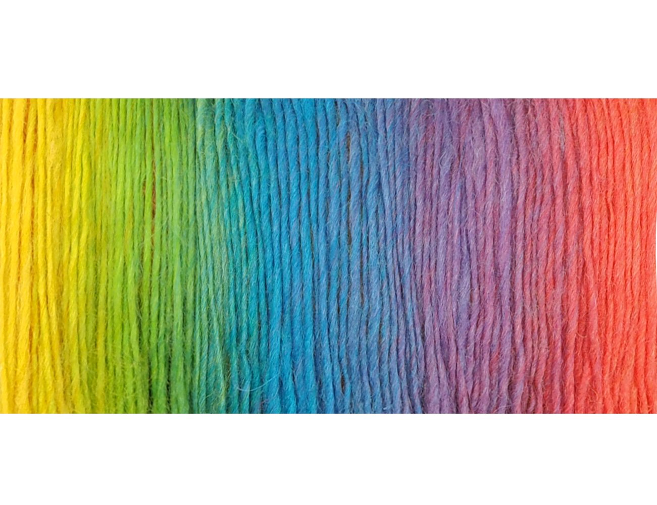 2 Skeins Rainbow Soft Yarn 100% Wool Gradient Multi Color Yarn for Crocheting Knit Total Length 180m×2(196yds×2,50g×2)-11