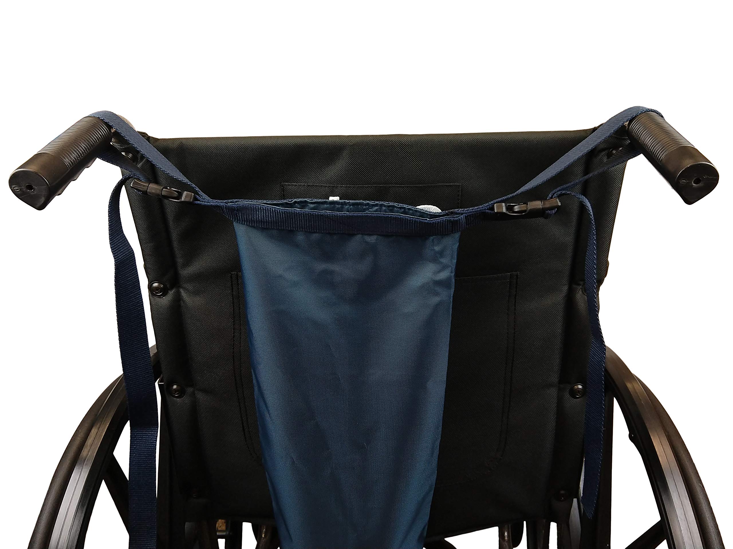 Blue Jay An Elite Healthcare Brand Hold My Tank Oxygen Tank Bag for Fits Any Wheelchair| Easy-to-Adjust Quick Release Buckles with Extra Long Straps | Waterproof Nylon Mask | Respiratory Aids