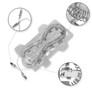 Compatible Dryer Heating Element for Samsung DV42H5200EW/A3-0000, Maytag MDE6700AYW, Samsung DV337AEL/XAA-0000, Samsung DV431AEW/XAA-001 Dryers