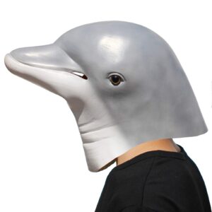 partyhop - dolphin mask - halloween party latex sea animal mask