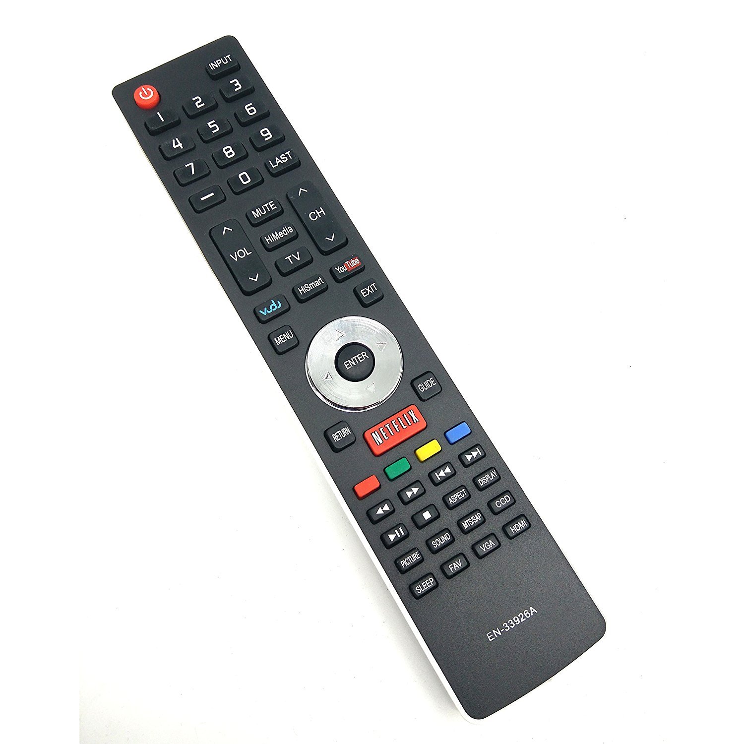 Universal for Hisense-TV-Remote, EN-33926A Remote Compatible with All Hisense 4K LED HD UHD Smart TVs