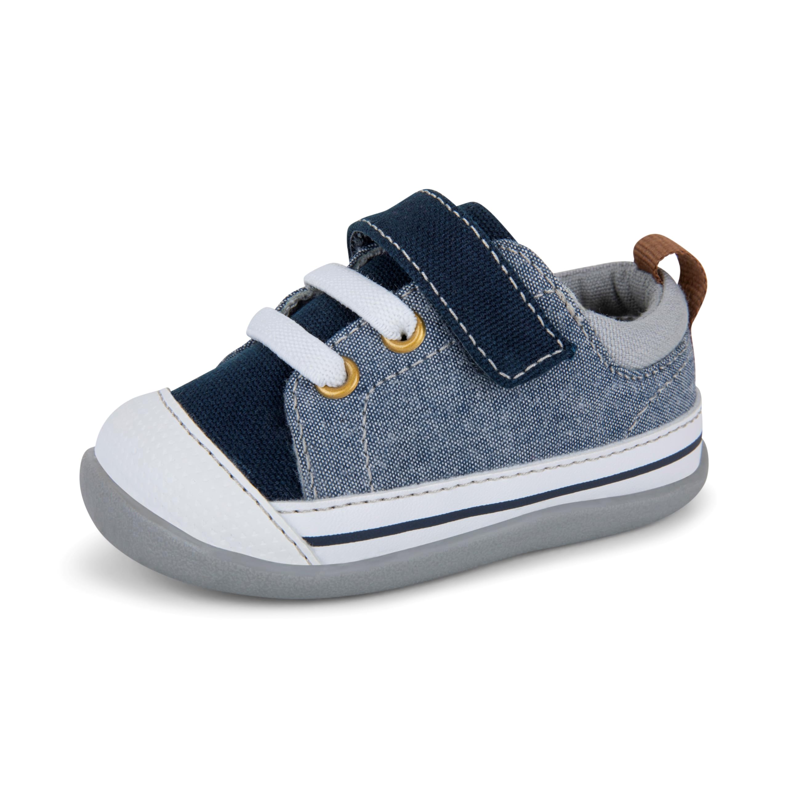 See Kai Run - Stevie II First Walker Shoe for Infants, Blue Denim, Infant 6