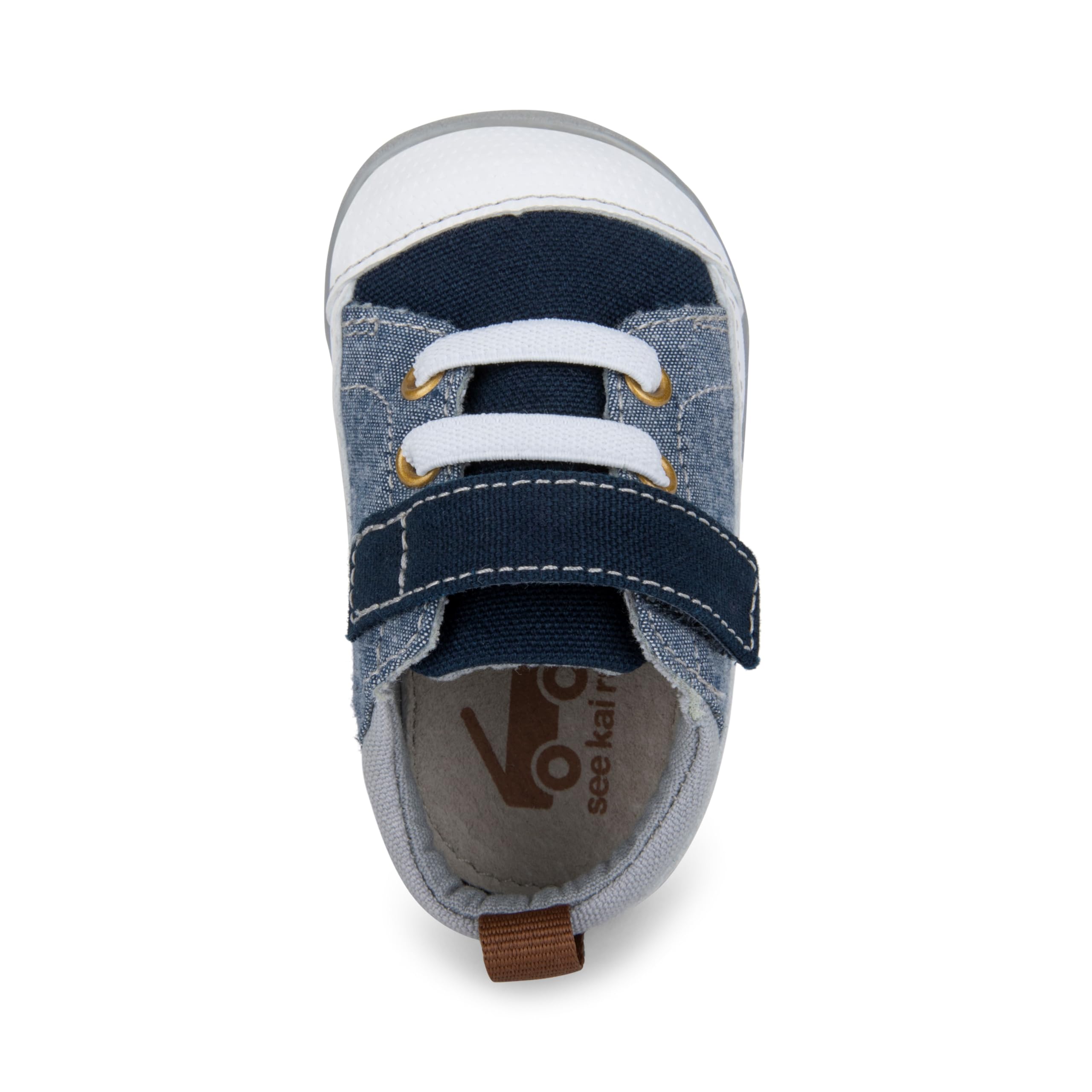 See Kai Run - Stevie II First Walker Shoe for Infants, Blue Denim, Infant 6